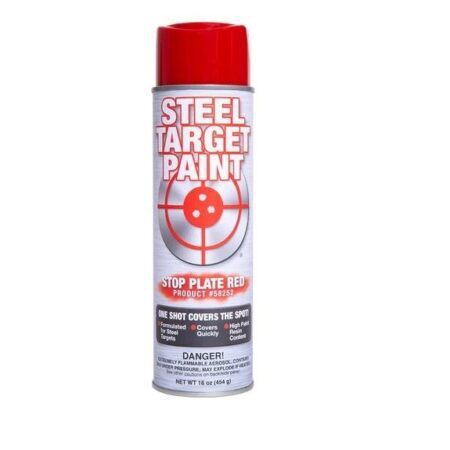 Steel Target Paint Red
