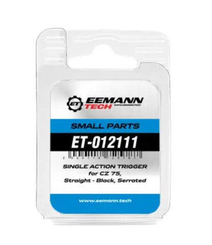 Eemann Tech Single Action Trigger for CZ 75 Straight Black